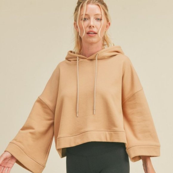 Kimberly C | Tops | Kimberly C Full Size Drawstring Dropped Shoulder ...